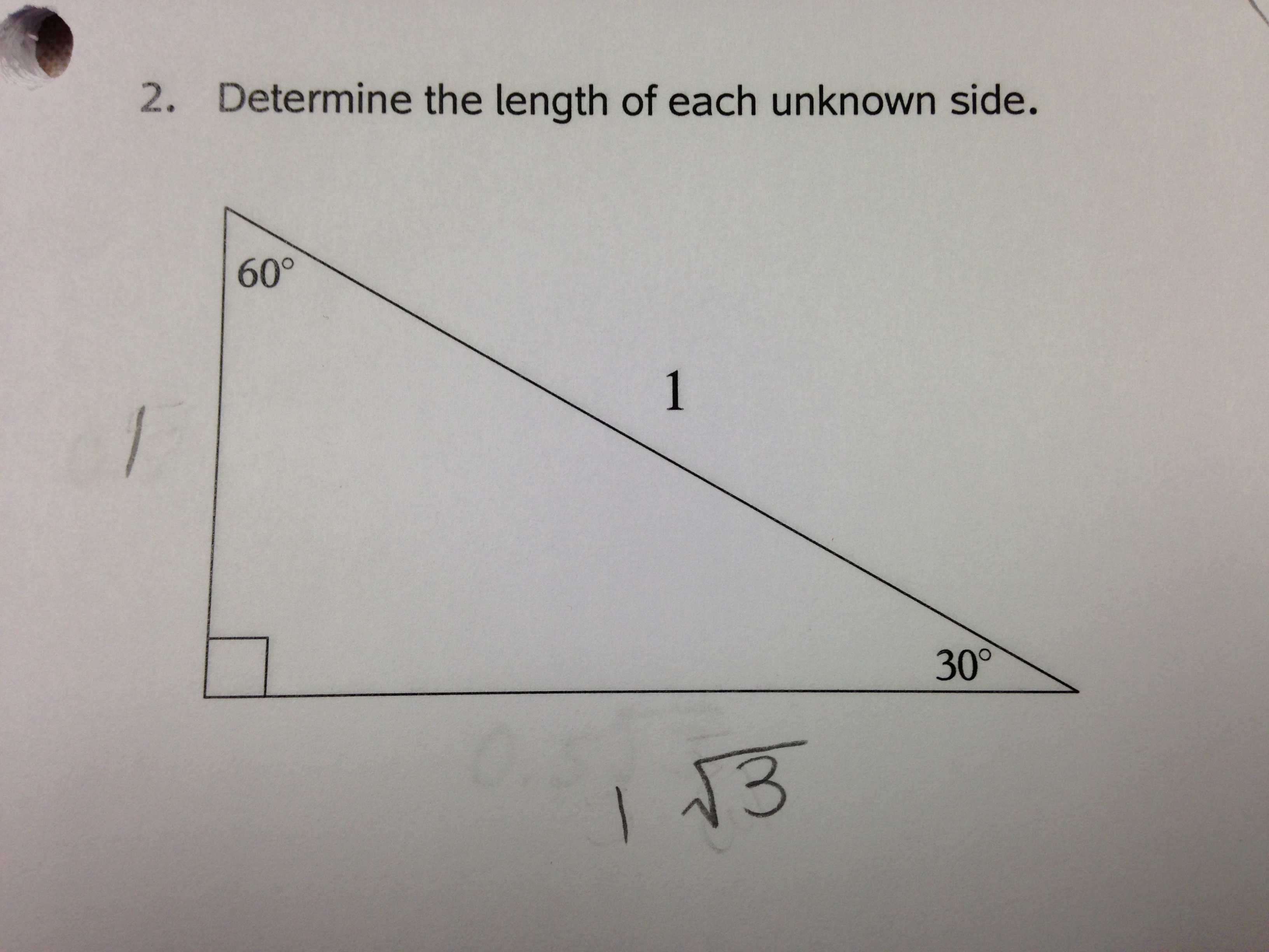 Special Right Triangles – Math Mistakes