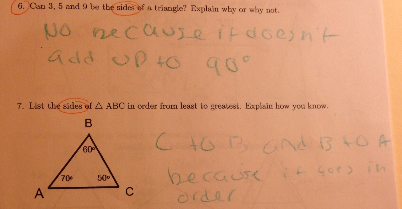Sides and angles – Math Mistakes