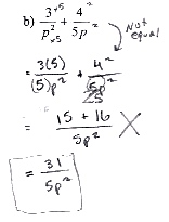 Squaring doesn’t make equivalent fractions – Math Mistakes