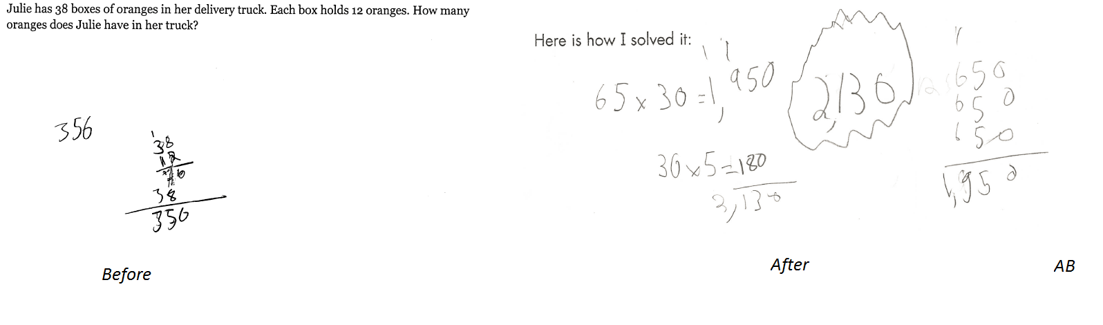Grade 4 – Math Mistakes
