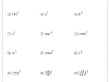 Radicals And Rational Exponents Worksheets Math Monks
