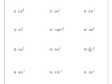 Radicals And Rational Exponents Worksheets Math Monks
