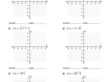 Graphing Radical Functions Worksheets Math Monks
