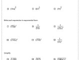 Rational Exponents Worksheets Math Monks
