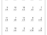Multiplication Worksheets For 3rd Grade