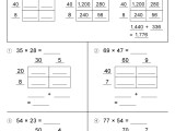 Area Model Multiplication Worksheets Math Monks