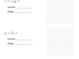 Domain And Range Of A Rational Function Worksheet 50 Graphs