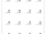 Multiplication Worksheets Double Digit Printable