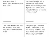Math Problem Solving Worksheets