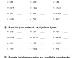 Significant Figures Worksheets Math Monks