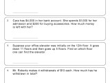 Integer Word Problems Worksheets Math Monks