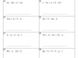Simplifying Expressions Worksheets Math Monks