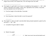 Quadratic Word Problems Worksheets Math Monks