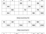 Skip Counting Worksheets Math Monks