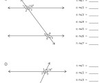 Parallel Lines And Transversals Worksheets Math Monks