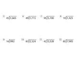 Division Worksheets Math Monks