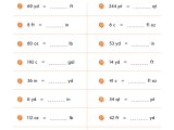 4th Grade Measurement Worksheets Math Monks