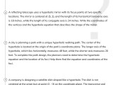 Hyperbola Worksheets Math Monks