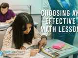 How To Choose An Effective Math Lesson