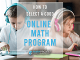 Math Project How To Select A Good Online Math Program
