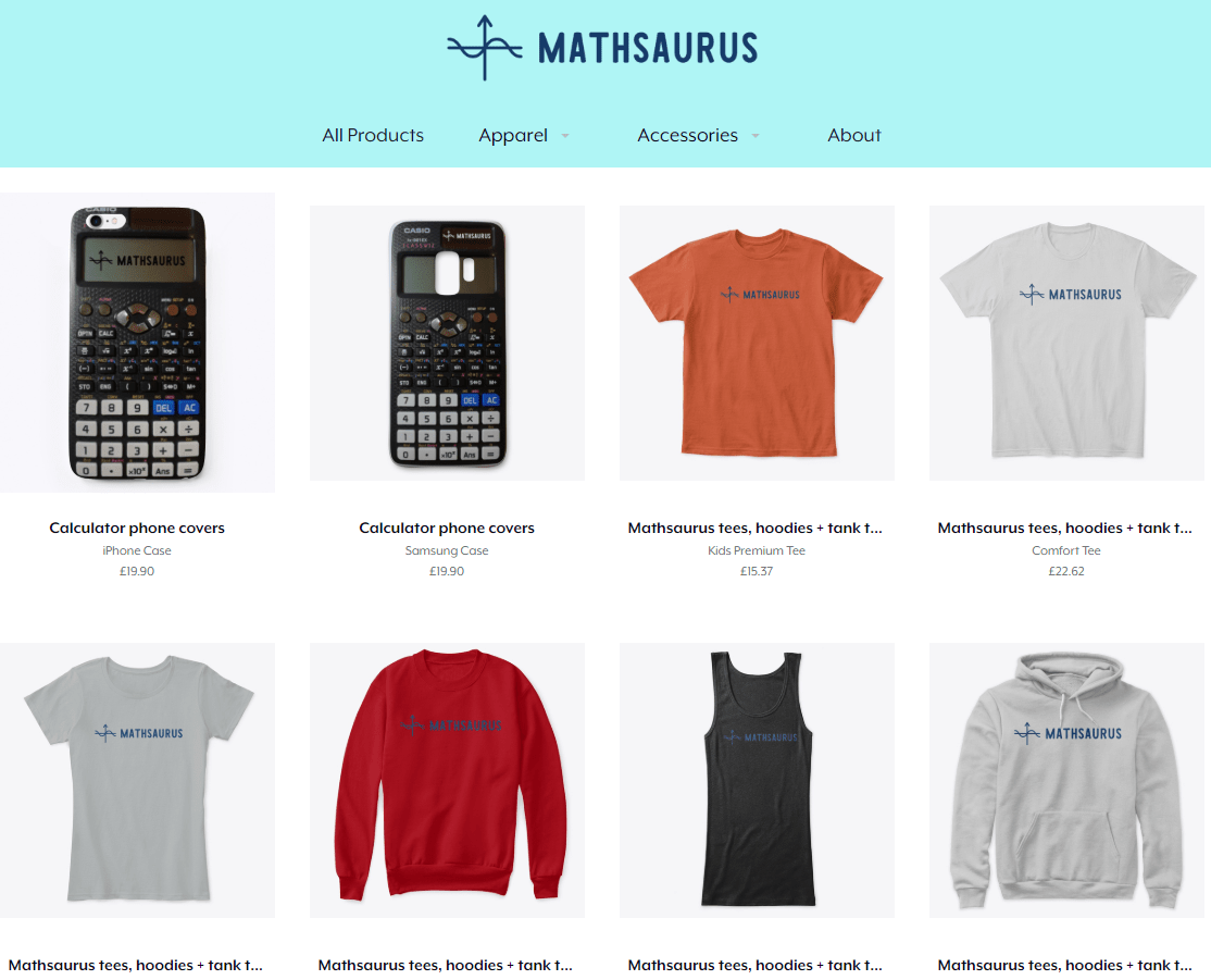 mathsaurus store – Mathsaurus