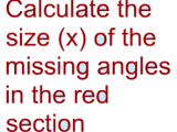 Trig Missing Angles