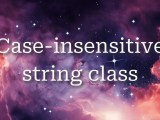 Case Insensitive String Class Mathspp