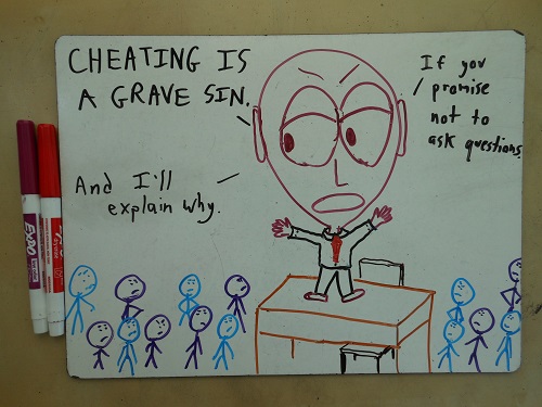 Who Cheating Hurts – Math with Bad Drawings