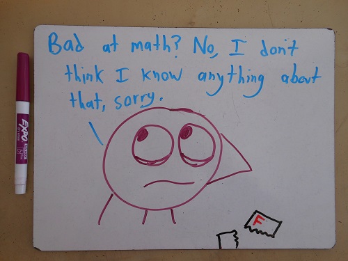 Anxiety, Mathematics, and Words of Kindness – Math with Bad Drawings