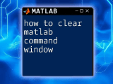 Mastering The Matlab Command Window A Quick Guide