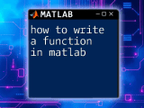 How To Write Functions In Matlab A Quick Guide