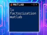 Lu Factorization In Matlab A Quick Guide