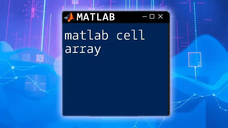matlab Find String in Cell Array: A Quick Guide