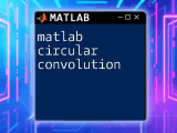 Mastering Matlab Circular Convolution A Quick Guide