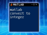 Matlab Round To Nearest Integer A Quick Guide