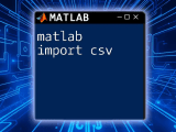 Mastering Matlab Import Csv In A Flash