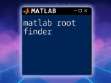 Matlab Root Finder Quick Guide To Finding Roots Efficiently
