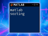 Mastering Matlab Sorting Quick Tips And Tricks