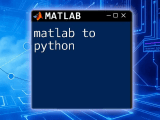 Matlab Vs Python A Quick Comparative Guide