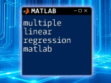 Linear Regression In Matlab A Quick Guide