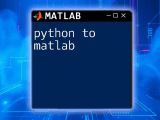 Python To Matlab A Quick Transition Guide