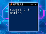 Squaring In Matlab A Quick Guide To Simple Commands