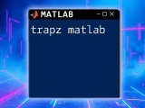 Mastering Trapz In Matlab A Quick Guide
