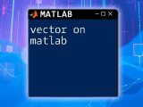Vector Column Matlab Mastering Column Vectors Easily