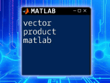 Vector Product In Matlab A Quick Guide