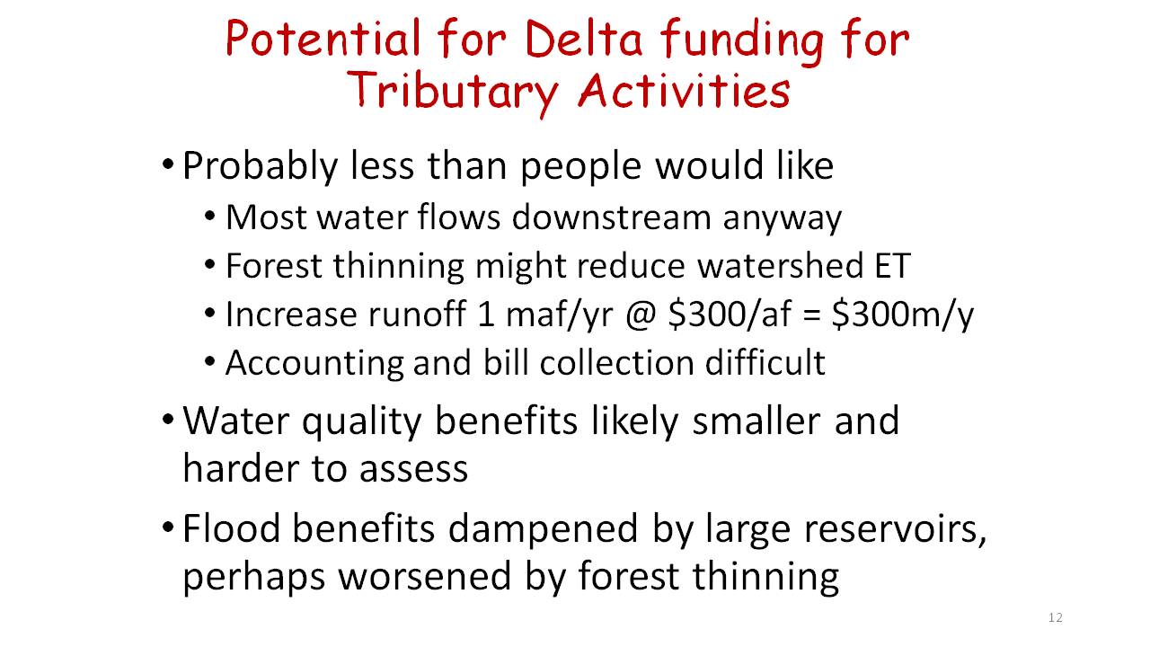 THE DELTA AND THE TRIBUTARIES, part 1: How the health of the headwaters ...