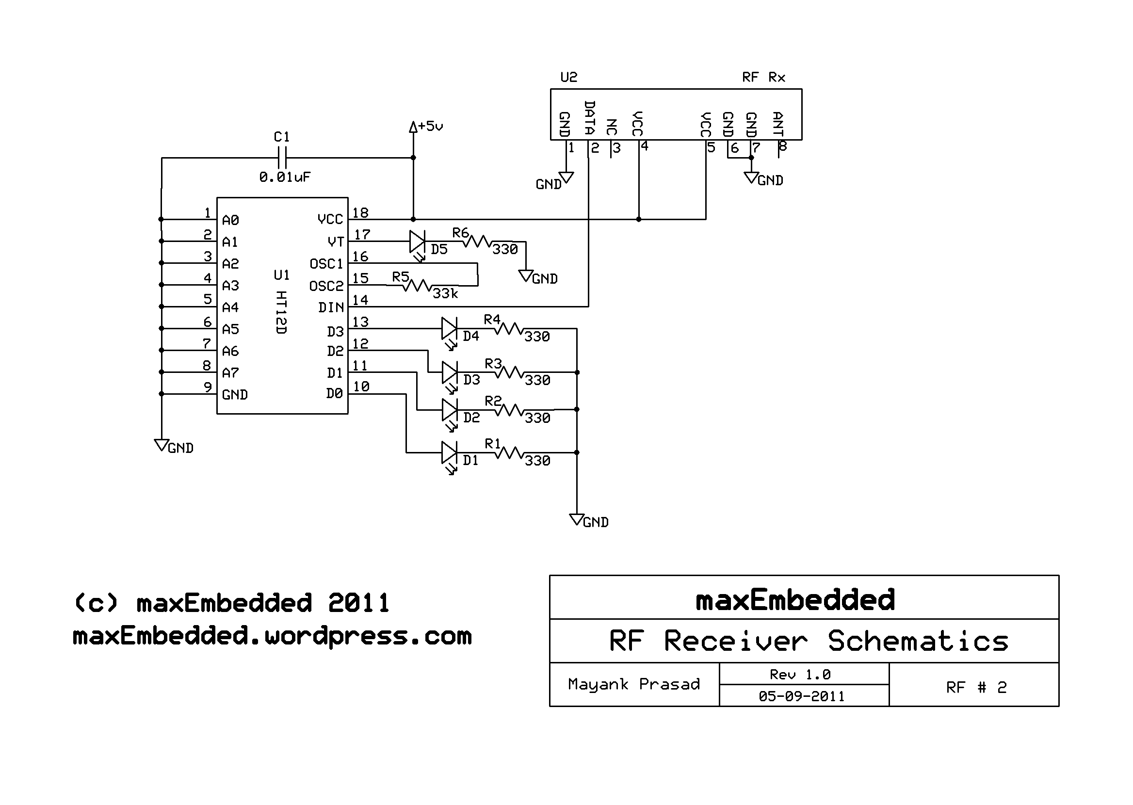 RF Module Interfacing without Microcontrollers » maxEmbedded