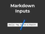 Markdown Inputs With Html Css And Javascript