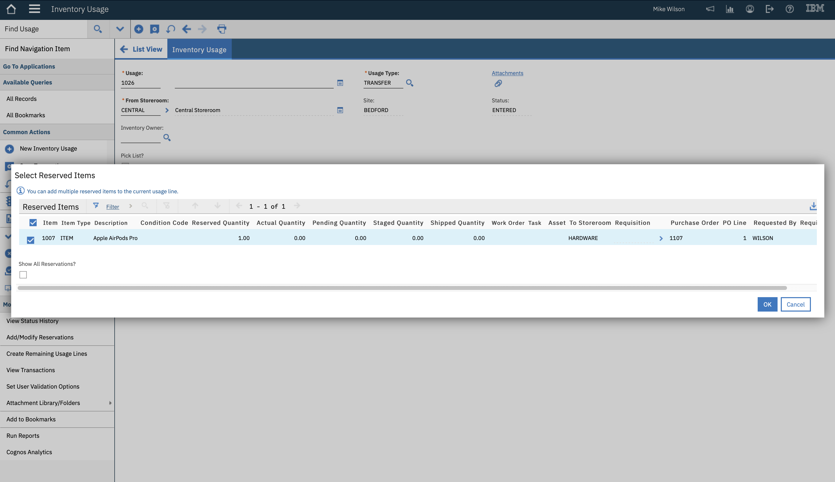 Inventory Balances – Maximo Secrets