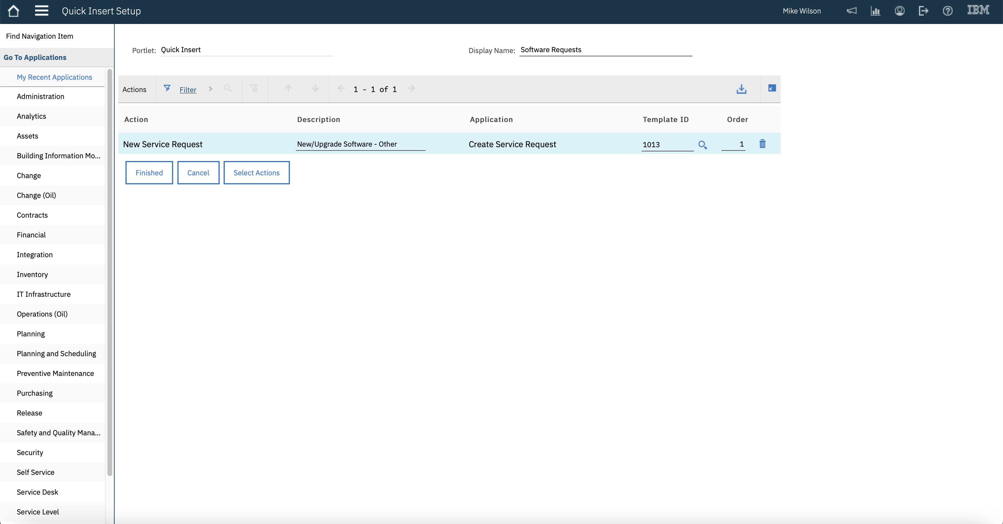 Quick Insert Portlet – Maximo Secrets